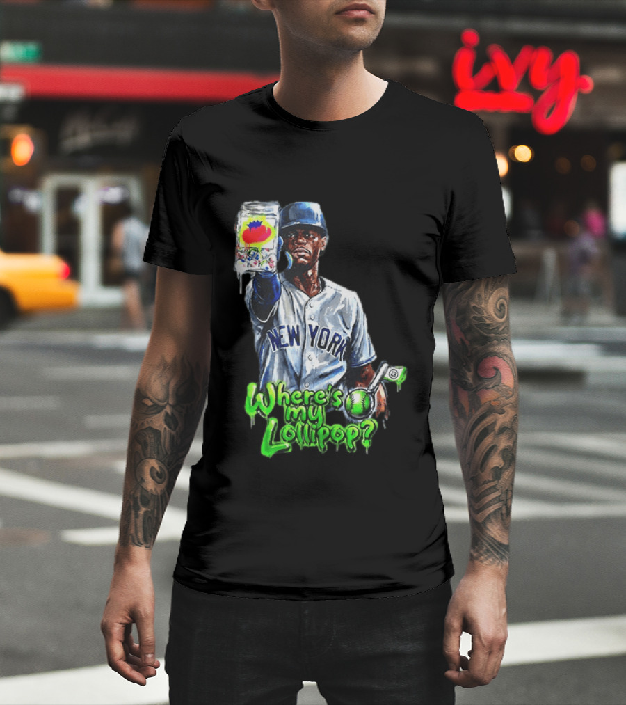New York Mets Curtis Granderson Where's My Lollipop T-Shirt
