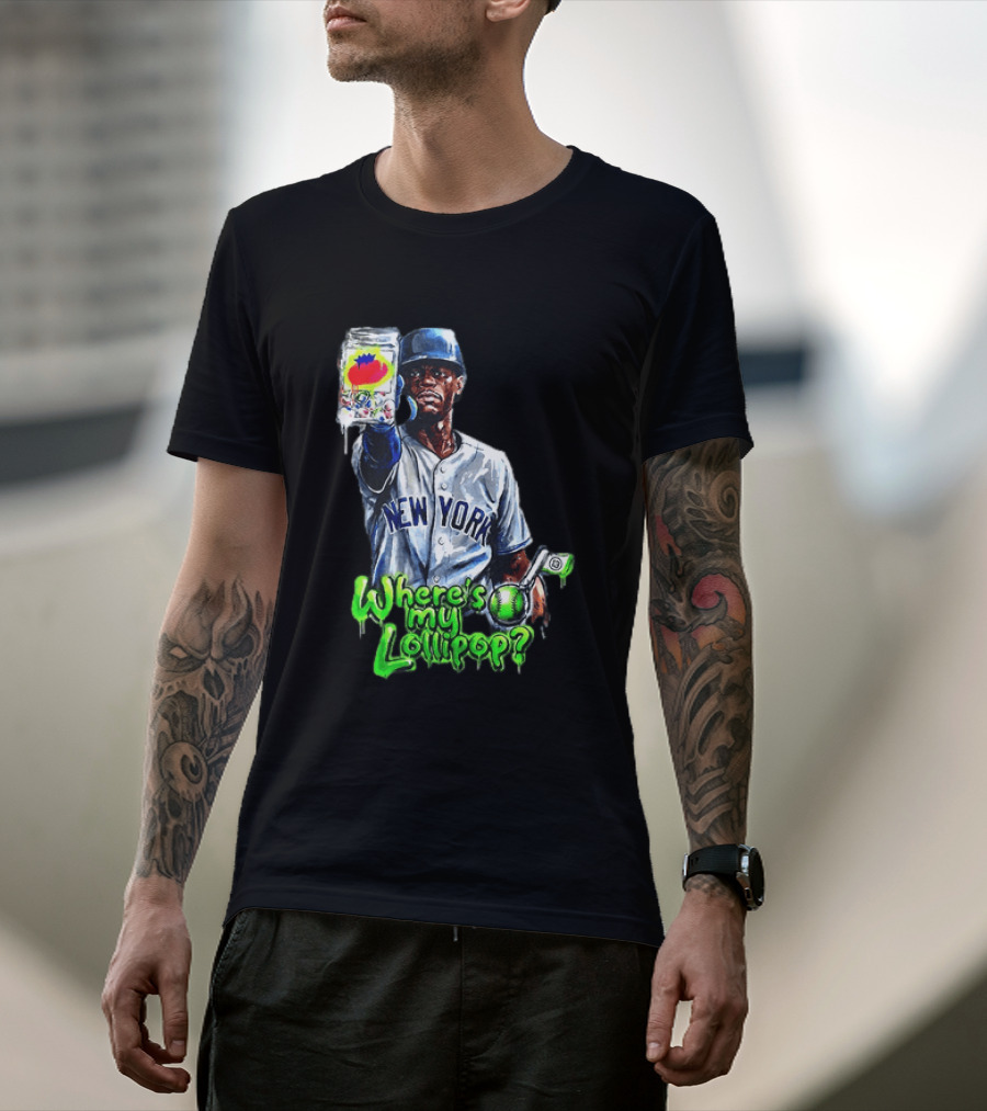 New York Mets Curtis Granderson Where's My Lollipop T-Shirt