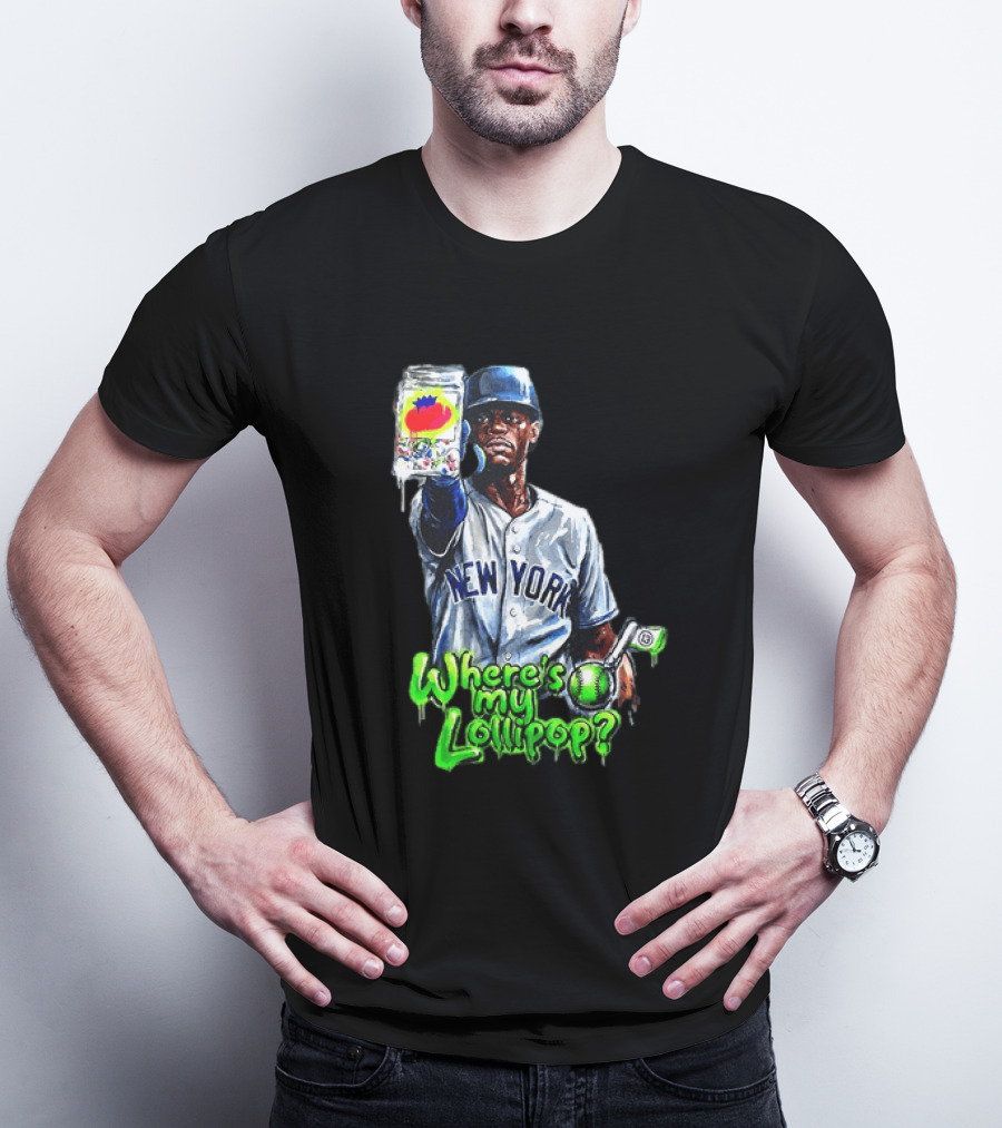 New York Mets Curtis Granderson Where's My Lollipop T-Shirt