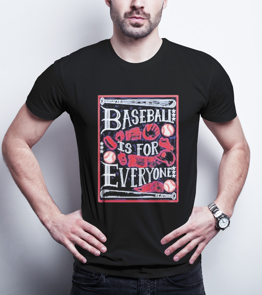 Detroit Tigers 2026 Baseball Is For Everyone Inclusivity And Diversity T-Shirt