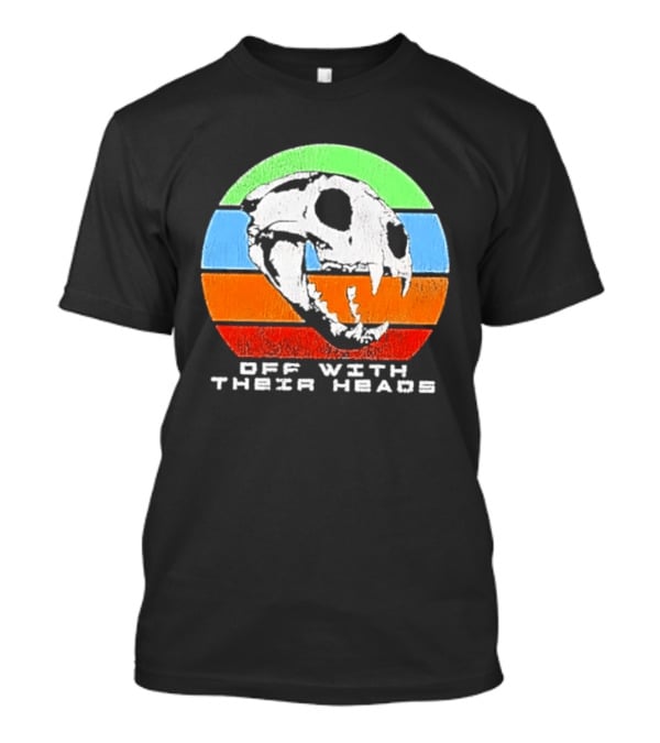 Off With Their Heads Feline Skull Predator T-Shirt