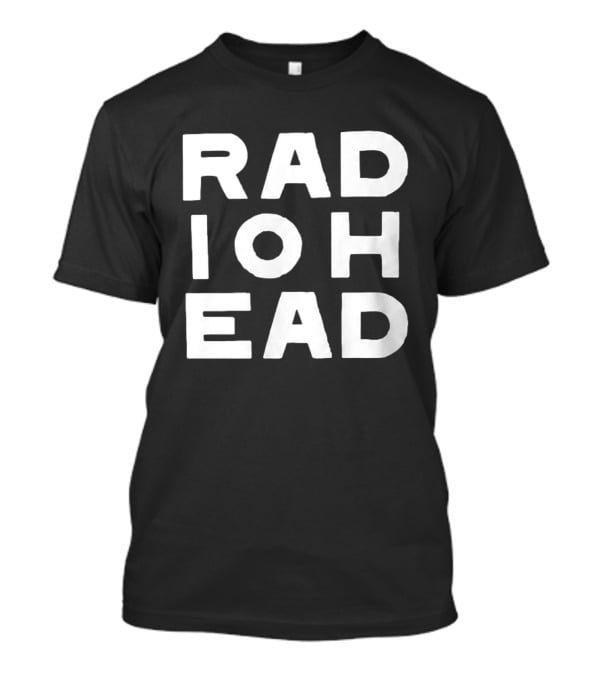 Edward Norton Radiohead Block Lettering T-Shirt