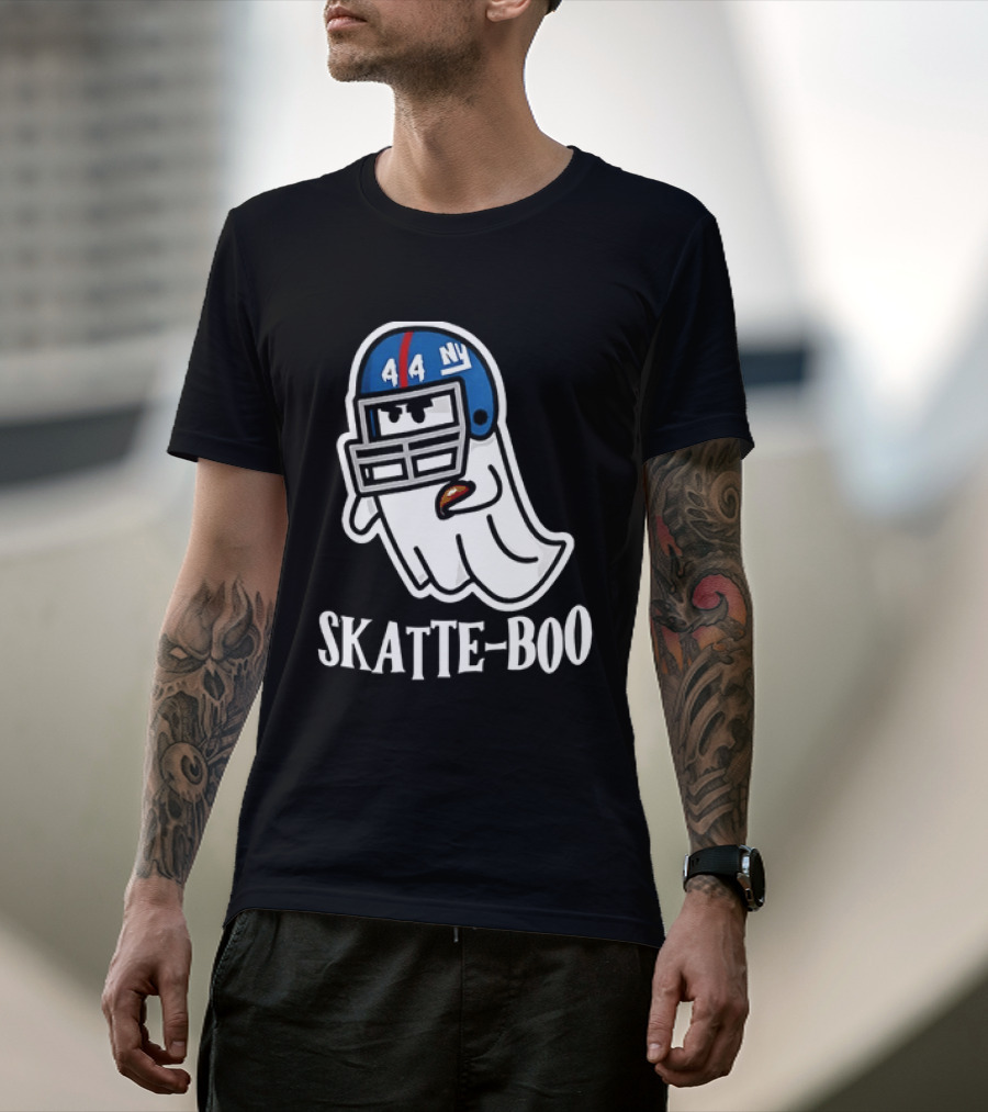 Ghost Skatte Boo Cam New York Giants Football 2025 Skatte Boo T-Shirt