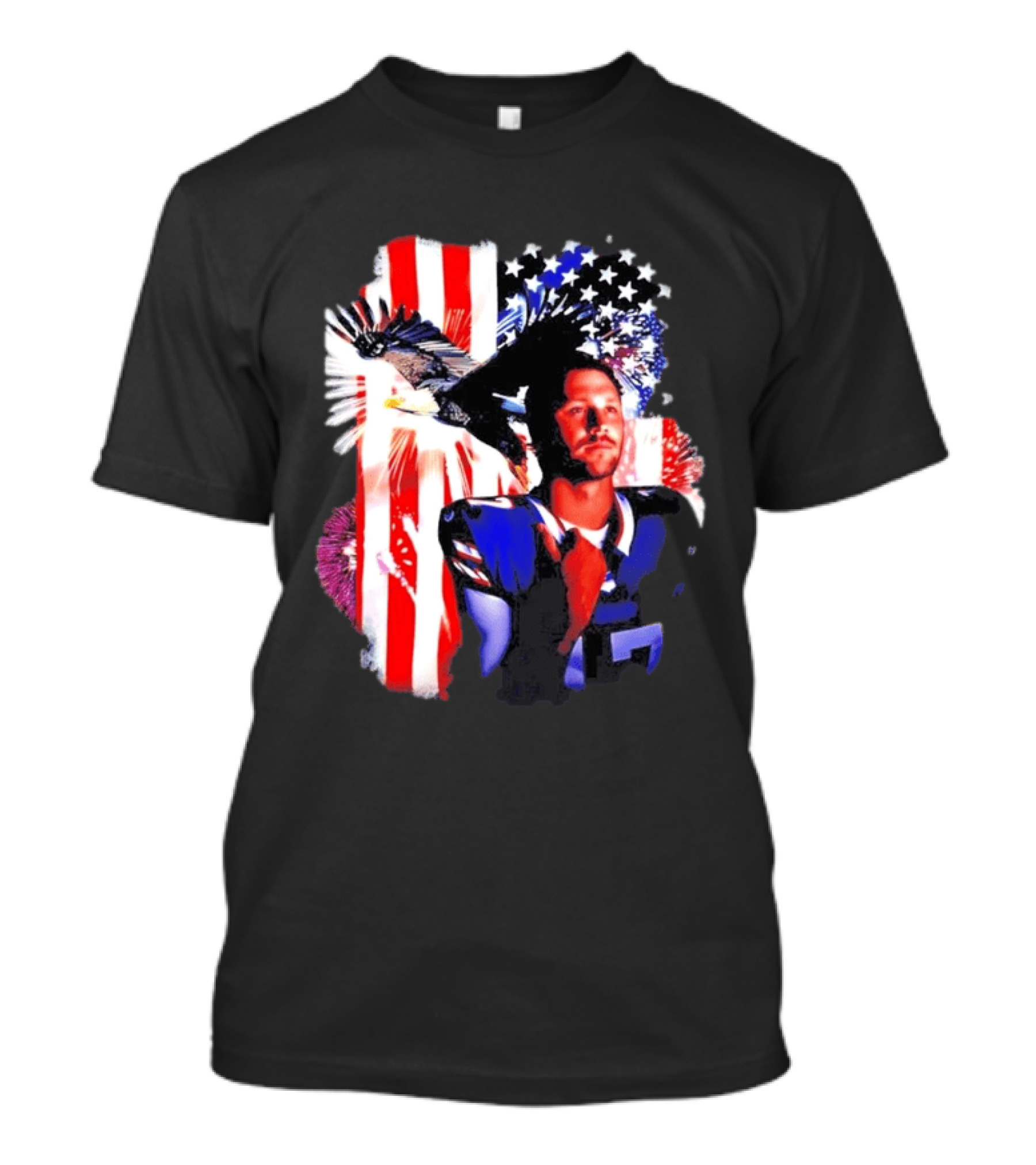 Josh Allen American Flag Eagle Patriots And Stars T-Shirt