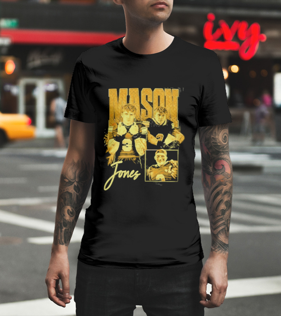 Mason Jones Alabama Crimson Tide Football Player T-Shirt