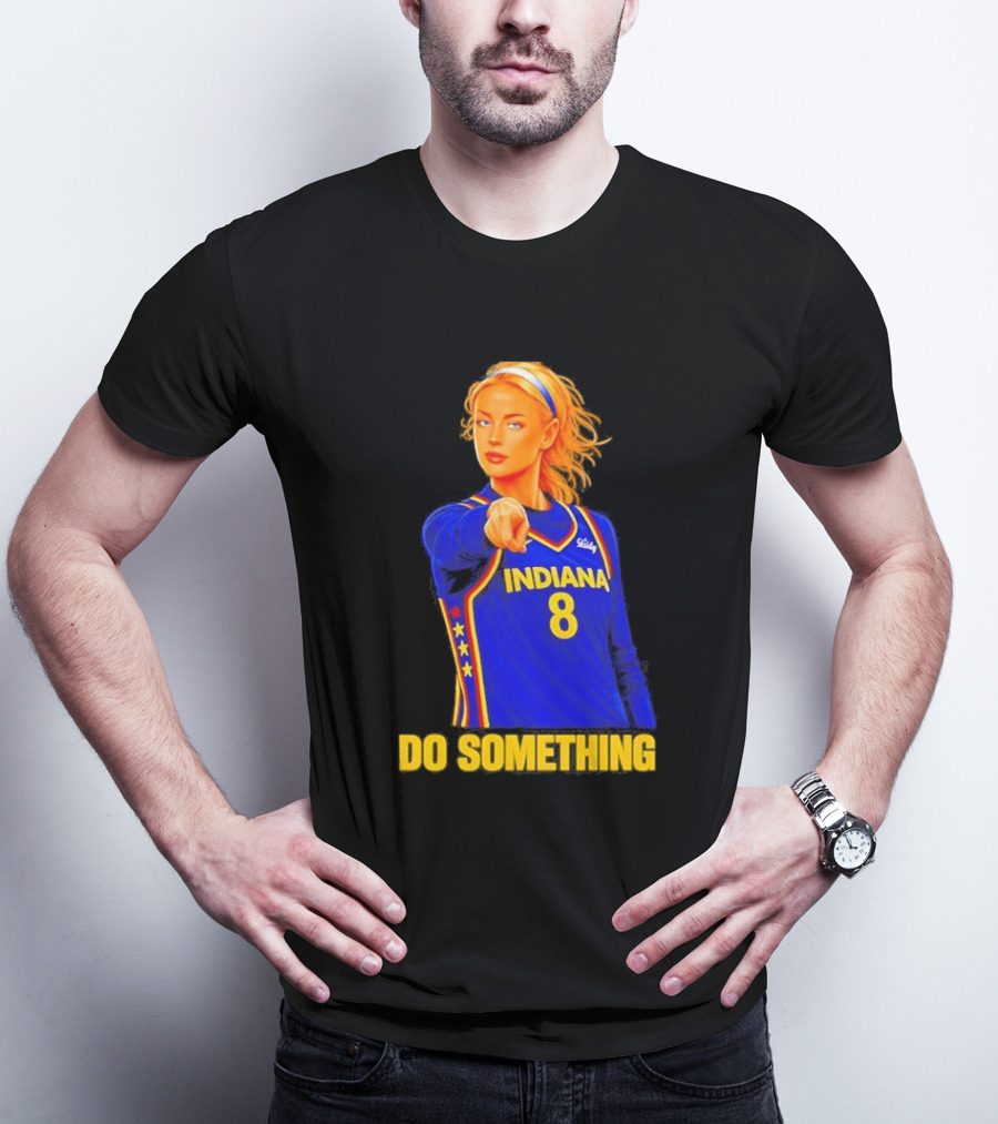 Sophie Cunningham Indiana Fever 8 Do Something T-Shirt