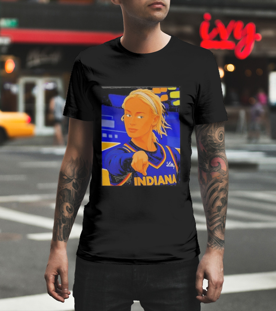 Indiana Fever Sophie Cunningham WNBA Player T-Shirt
