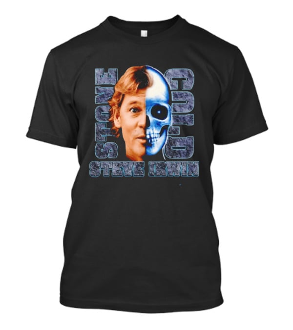 Steve Irwin Stone Cold Skull Face Mashup T-Shirt