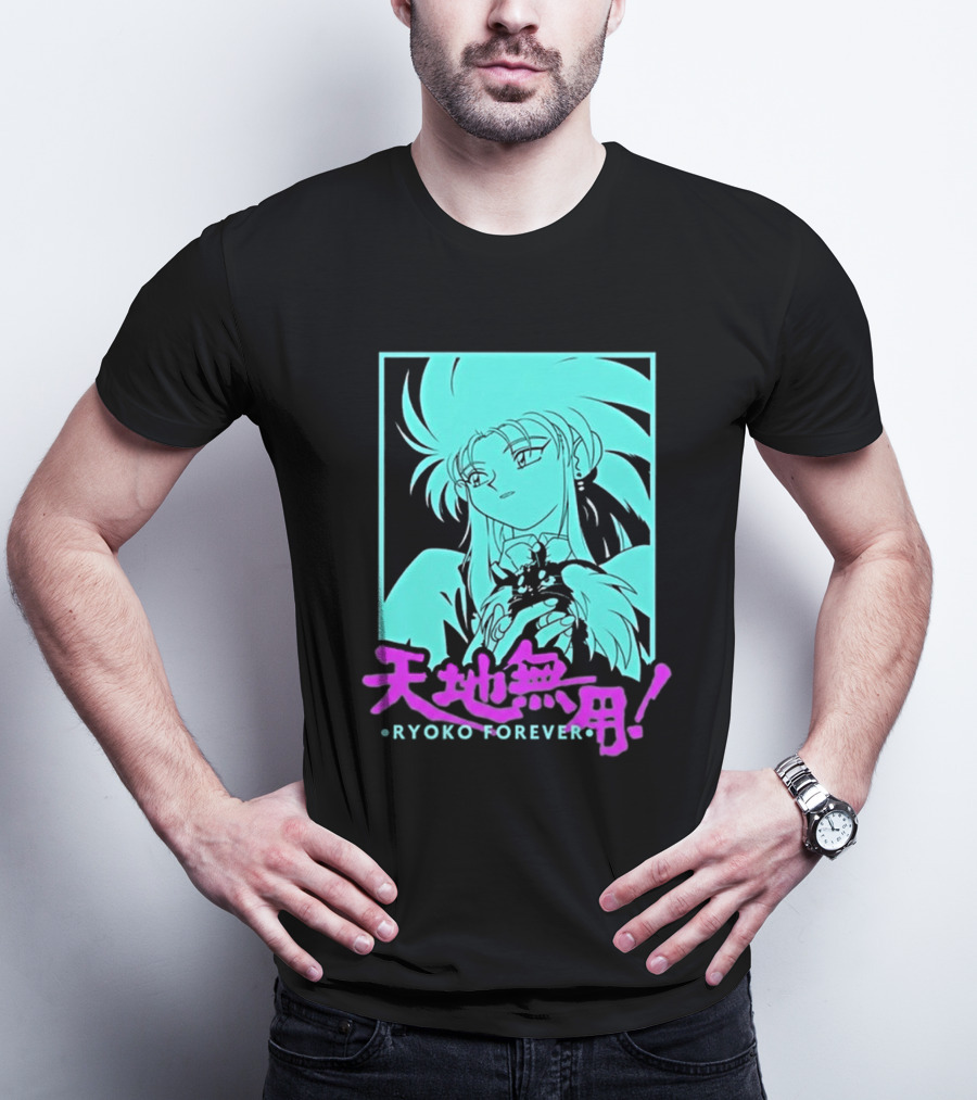 Tenchi Muyo Ryoko Forever Anime Character Illustration Gaming T-Shirt