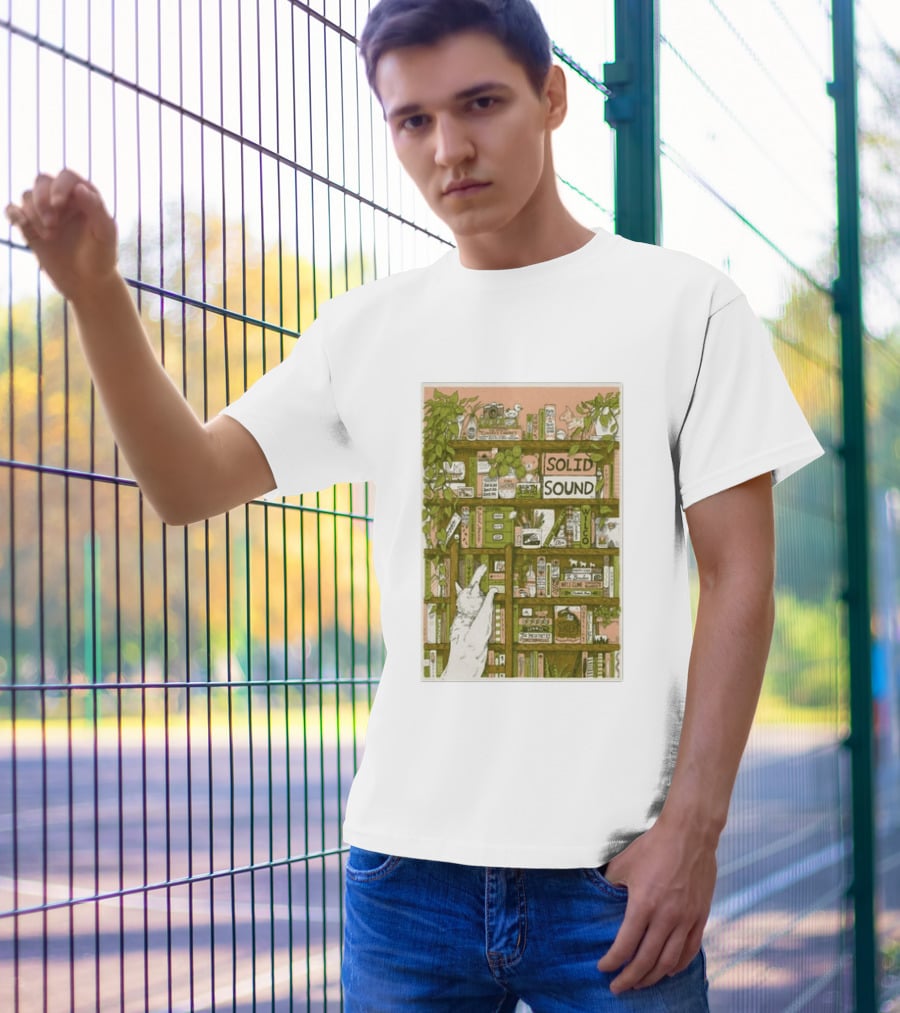 Wilco Solid Sound Festival June 26 28 2026 North Adams MA With Cat And Bookshelves T-Shirt