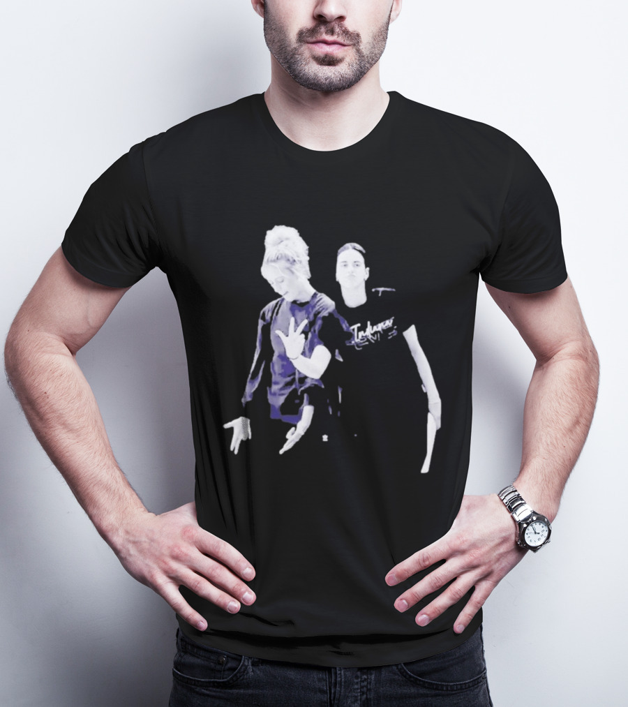 Caitlin Clark Sophie Cunningham Black White Photo And Indecisive T-Shirt