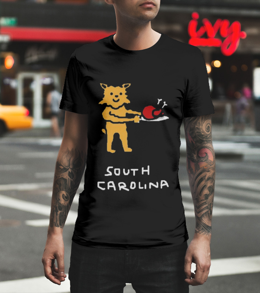 South Carolina Gamecocks 2026 27 SEC Football Schedule Cartoon T-Shirt
