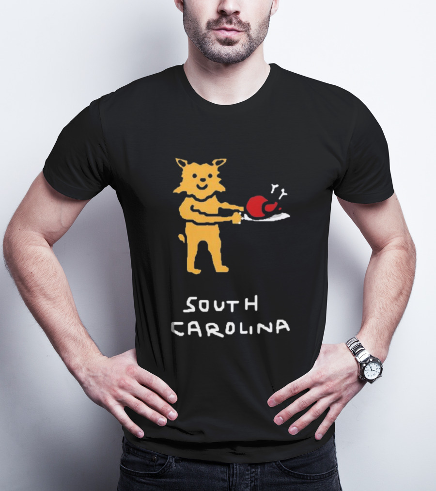 South Carolina Gamecocks 2026 27 SEC Football Schedule Cartoon T-Shirt