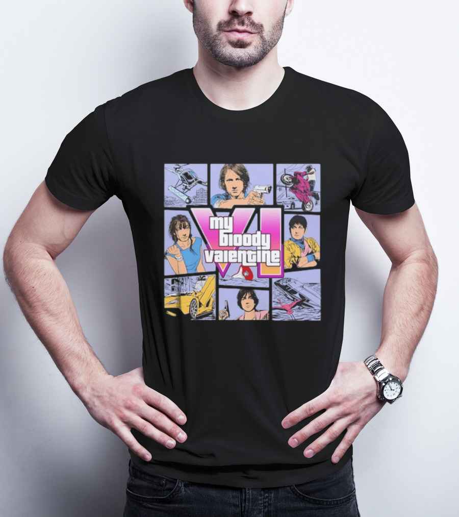My Bloody Valentine VI Grand Theft Auto T-Shirt
