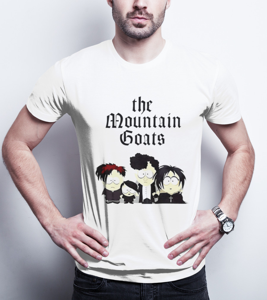 South Park Characters As The Mountain Goats Gothic T-Shirt
