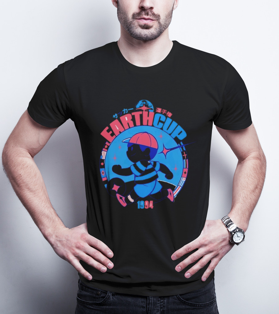 Ness EarthBound EarthCup 1994 Soccer Stars T-Shirt