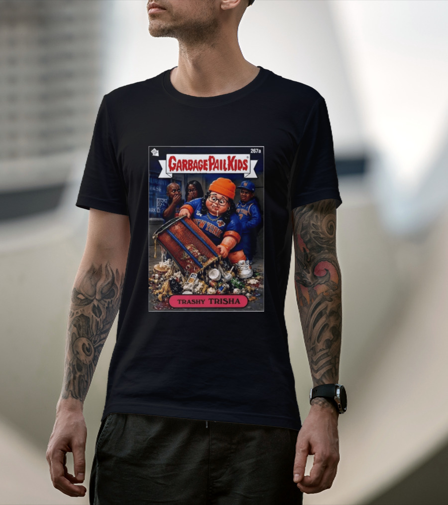 Garbage Pail Kids 267a New York Knicks Trashy Trisha T-Shirt