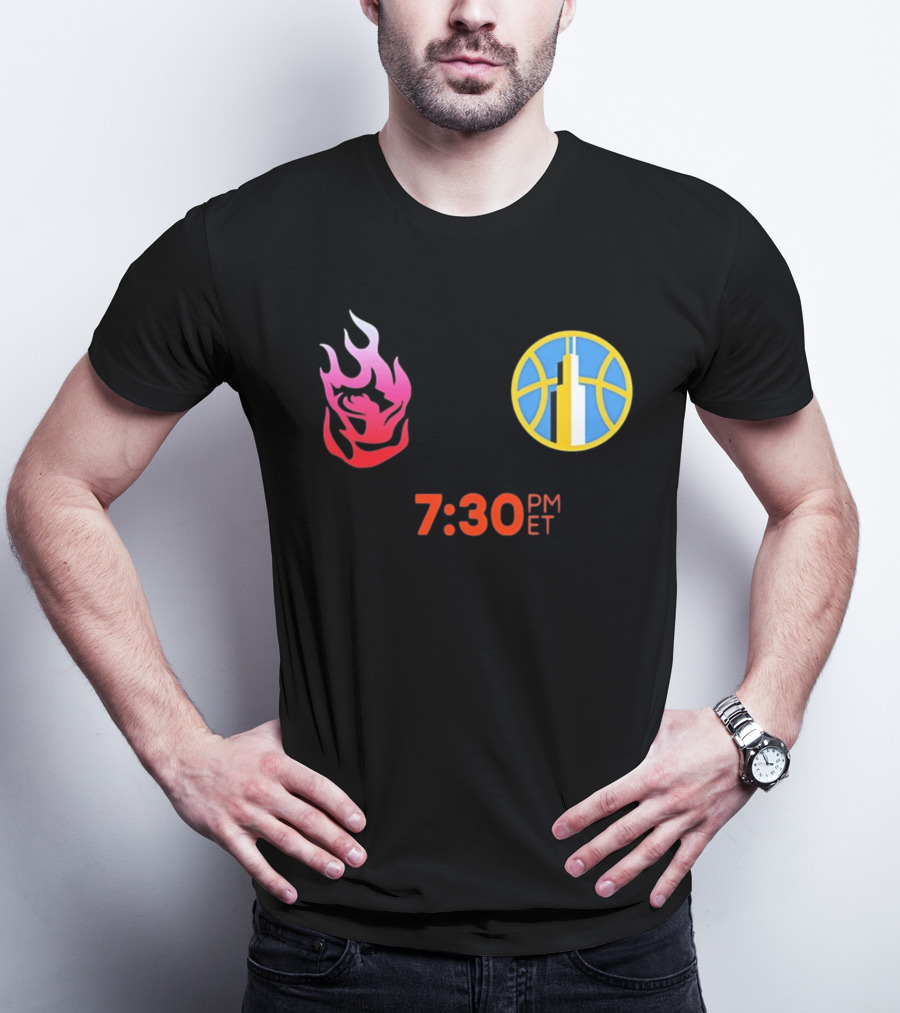 Washington Mystics Chicago Sky 7:30 PM ET Matchup T-Shirt
