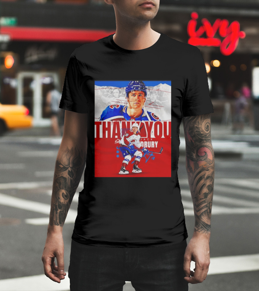 Jack Drury Thank You Colorado Avalanche T-Shirt