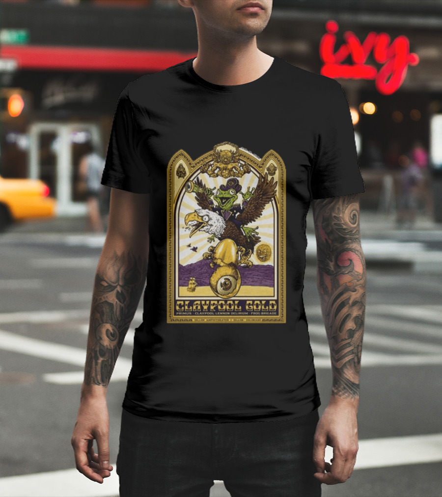 Primus Claypool Lennon Delirium Frog Brigade Dillon Amphitheater 6 28 2026 T-Shirt