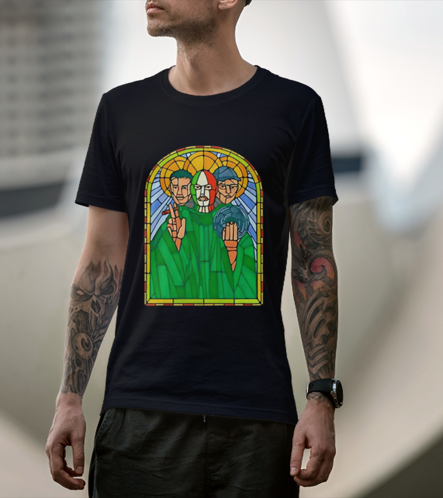Conor McGregor Khabib Nurmagomedov Dustin Poirier MMA Ultimate Fighting Stained Glass T-Shirt