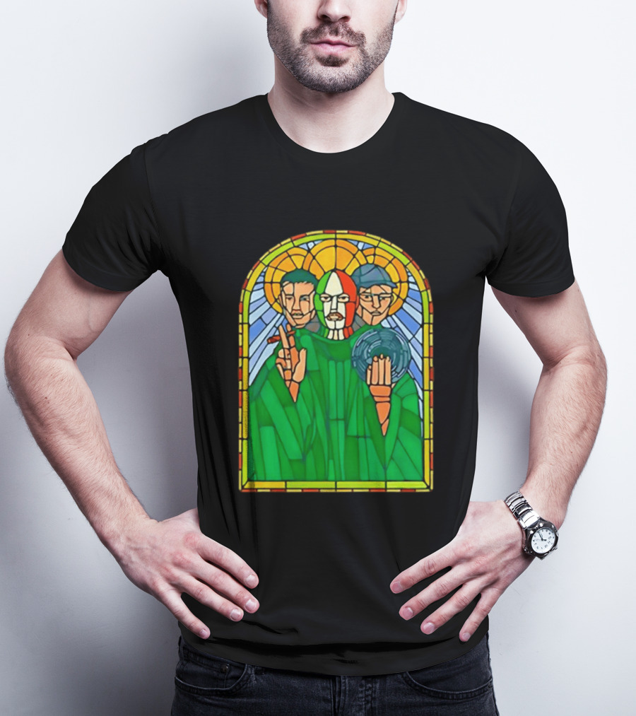 Conor McGregor Khabib Nurmagomedov Dustin Poirier MMA Ultimate Fighting Stained Glass T-Shirt