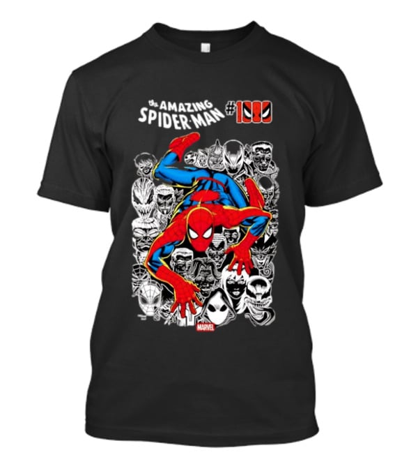 Amazing Spider Man 1000 Villains Marvel Collection T-Shirt