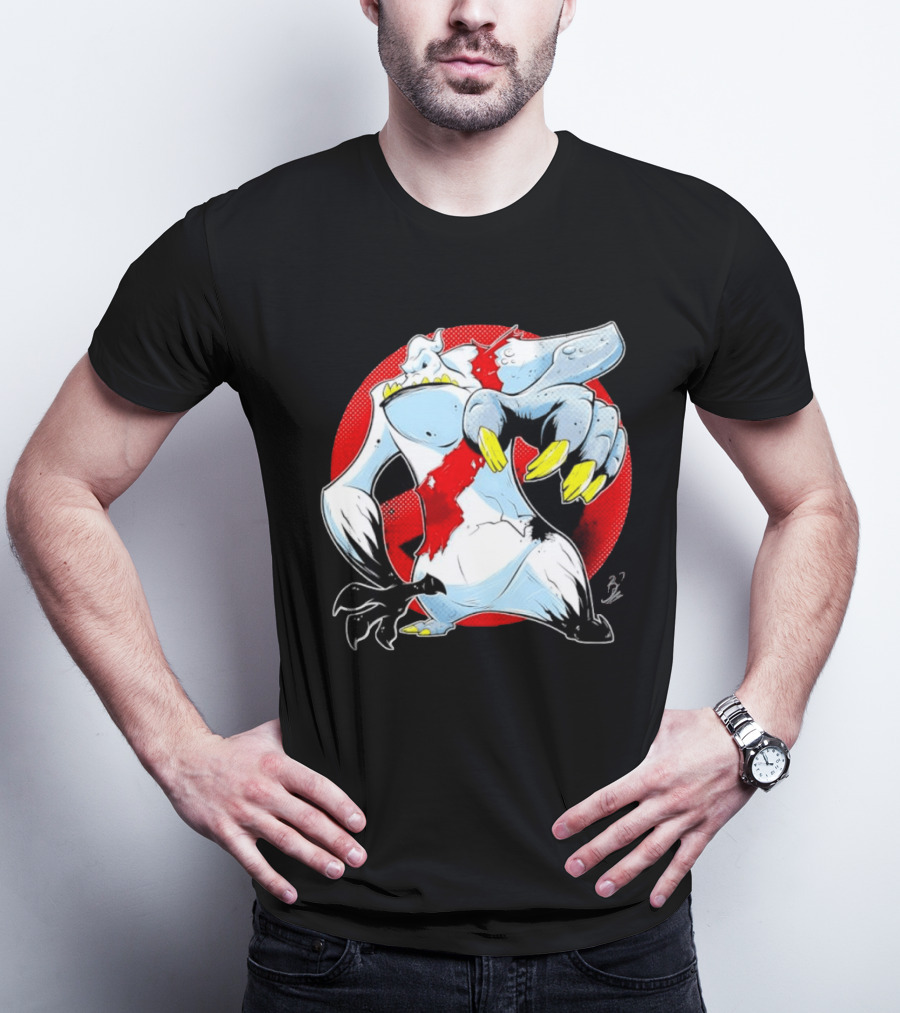 Stay Puft Marshmallow Man Angry Kaiju Ghostbusters Monster Claws T-Shirt