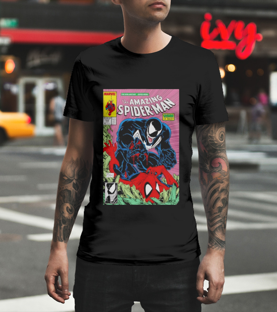 The Amazing Spider Man 316 Venom Is Back Marvel Comic Book Cover T-Shirt