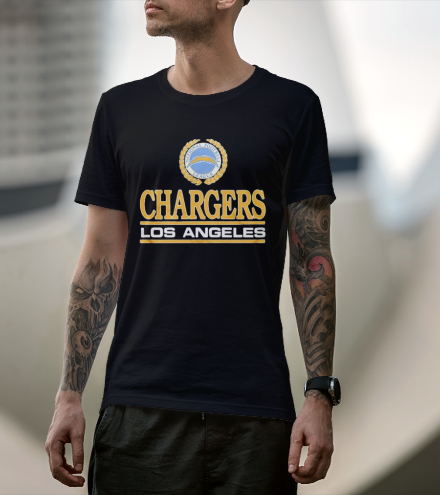 Los Angeles Chargers National Football League Crest Chargers Los Angeles T-Shirt