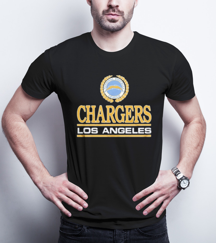 Los Angeles Chargers National Football League Crest Chargers Los Angeles T-Shirt