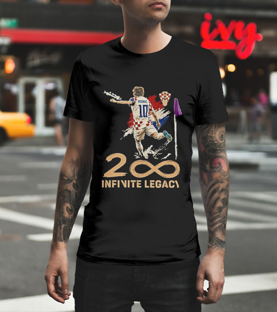 Luka Modric Croatia National Team 200 Infinite Legacy 10 T-Shirt