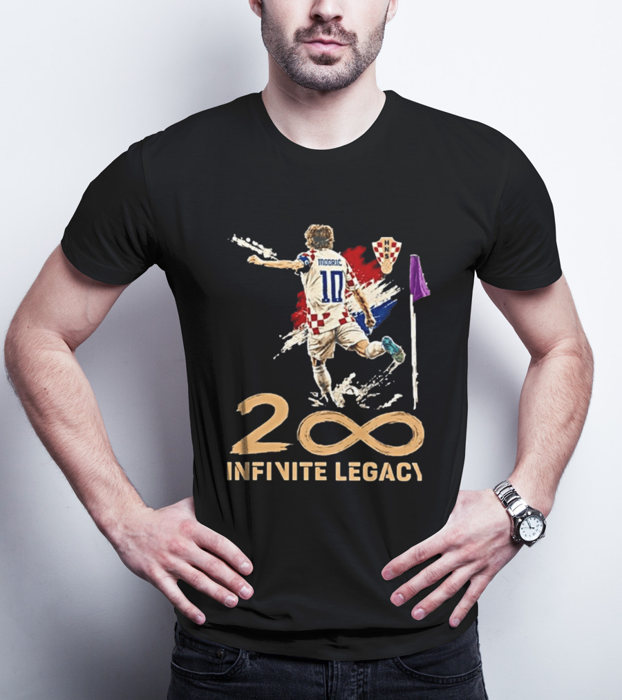 Luka Modric Croatia National Team 200 Infinite Legacy 10 T-Shirt