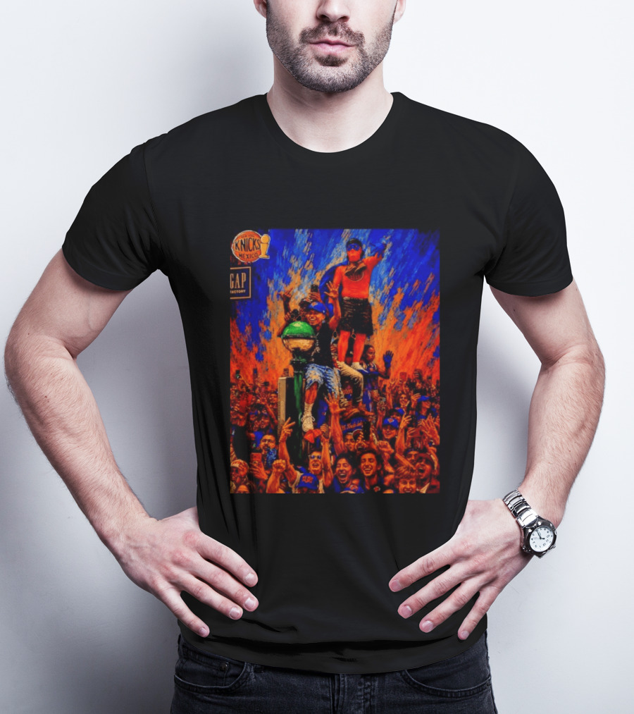 Knicks Fans Celebration New York Subway Graffiti Mexico NBA T-Shirt