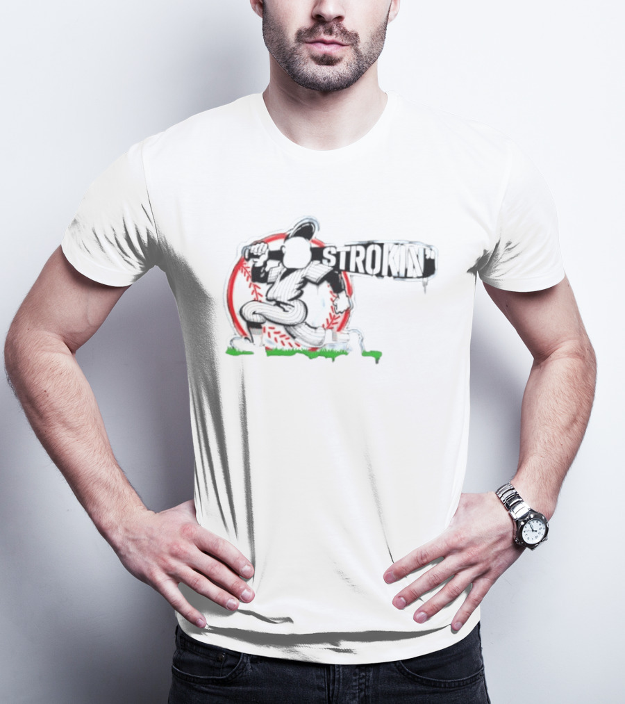 Baseball Player Strokin' Batter MLB Sport Team T-Shirt