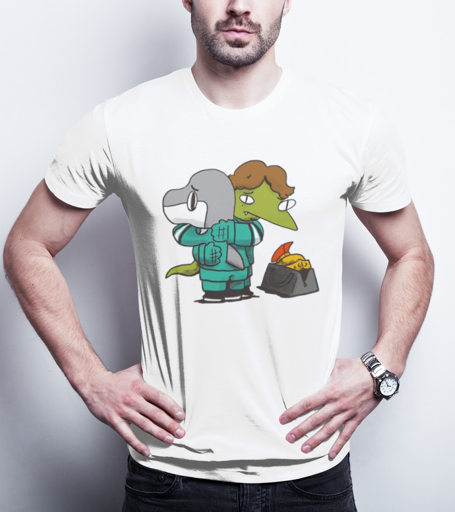 Macklin Celebrini San Jose Sharks NHL Hugging Hockey Characters T-Shirt