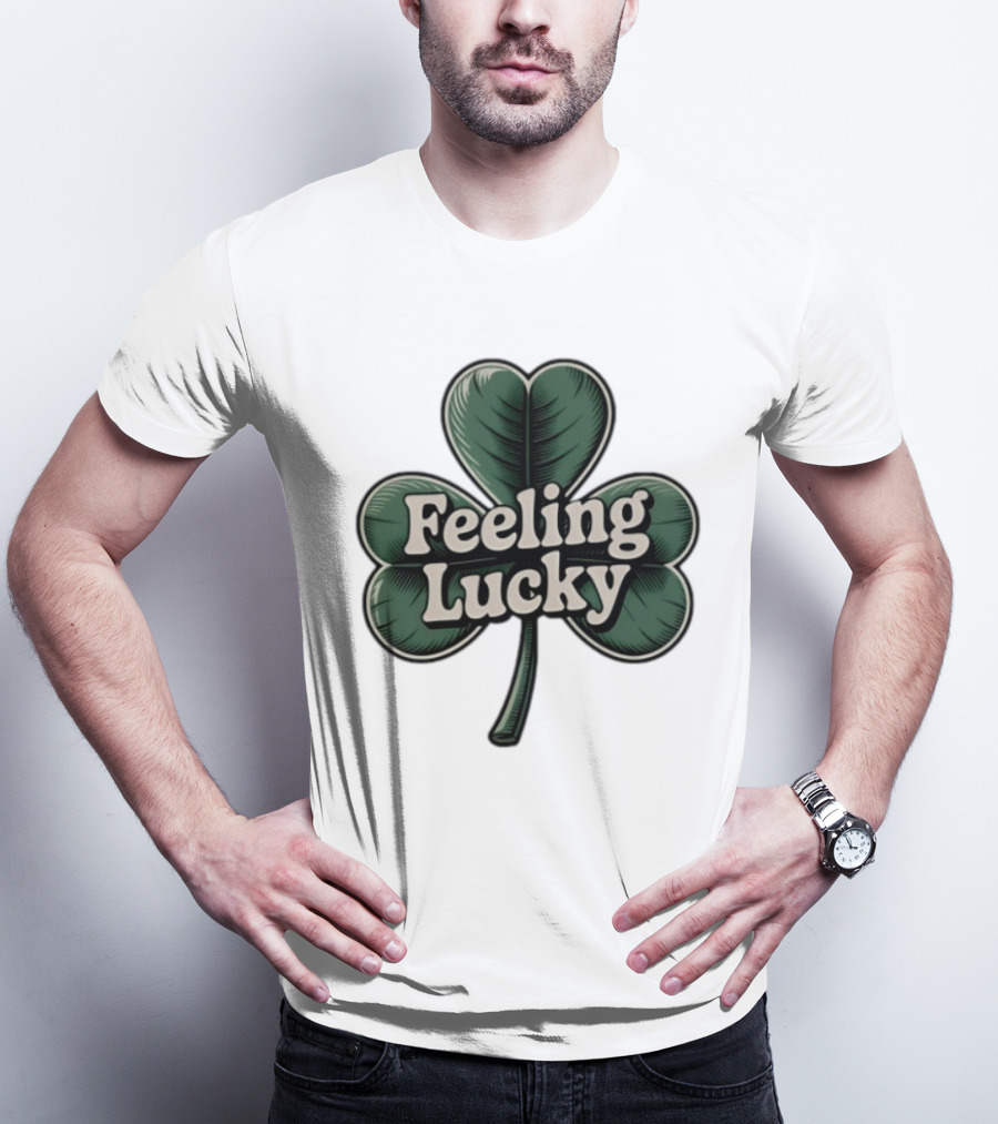 Feeling Lucky Shamrock St. Patrick's Day Clover T-Shirt