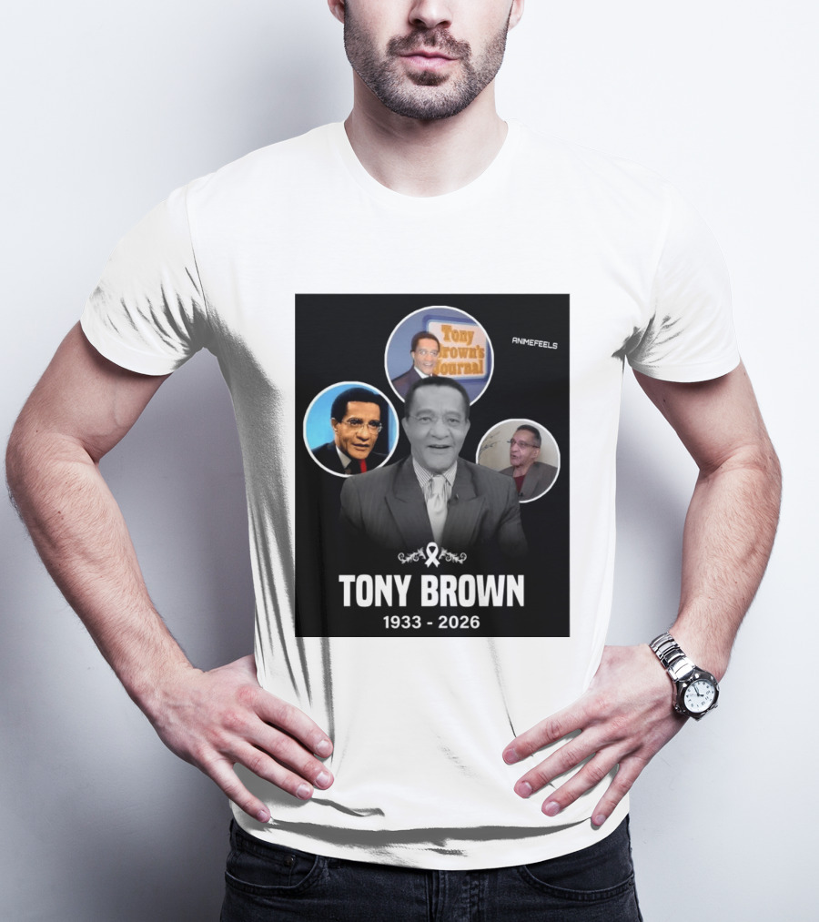 Tony Brown's Journal 1933 2026 ANIMEFEELS T-Shirt