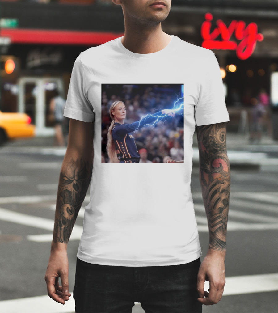 Sophie Cunningham Lightning Power Basketball Stars T-Shirt