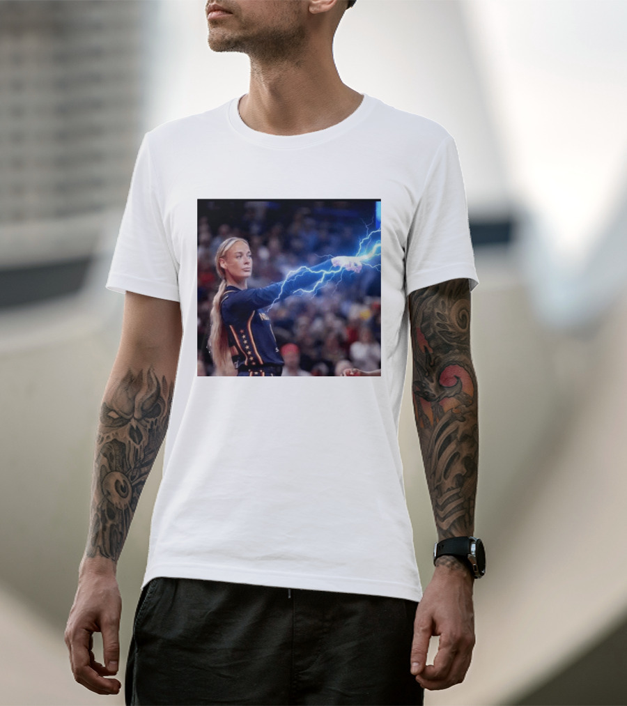 Sophie Cunningham Lightning Power Basketball Stars T-Shirt