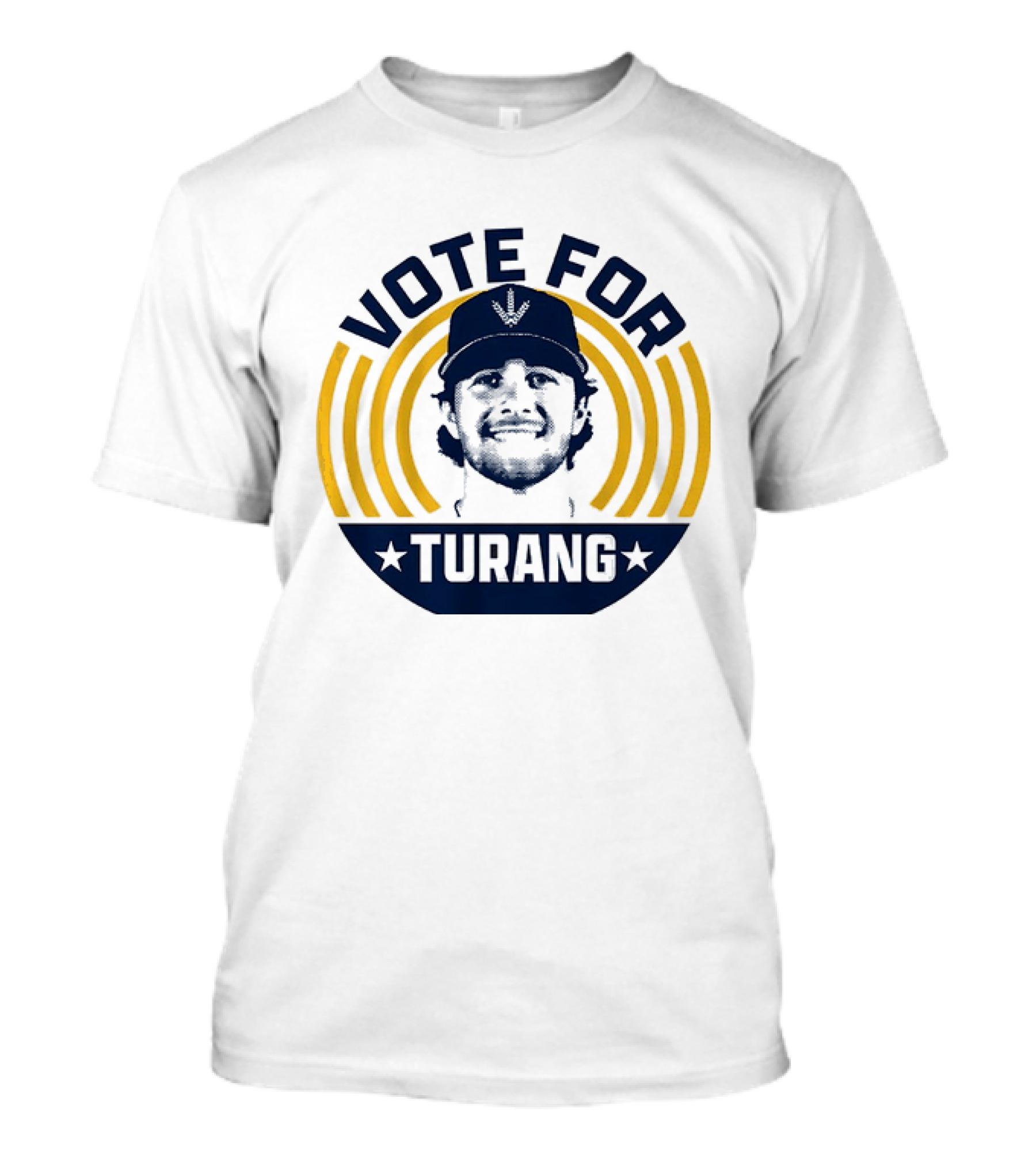 Vote For Brice Turang Milwaukee Brewers Baseball MLB Player T-Shirt