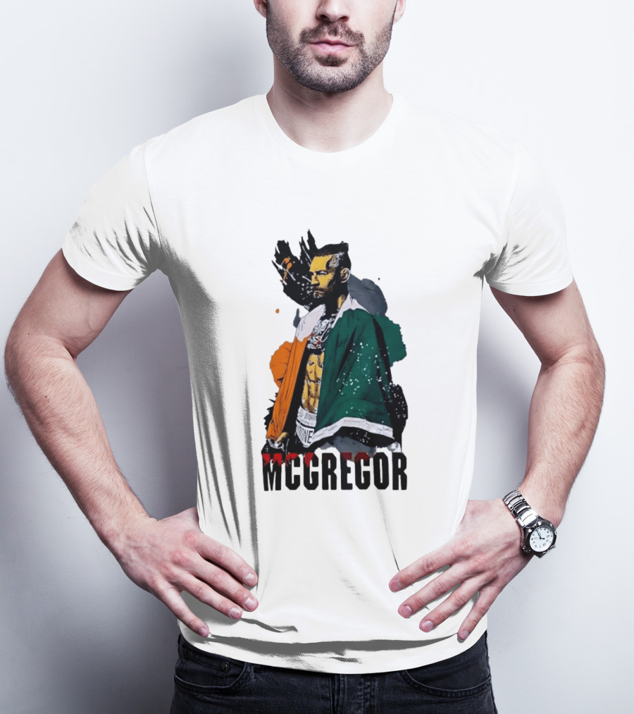McGregor Irish Flag Warrior In The Cage T-Shirt