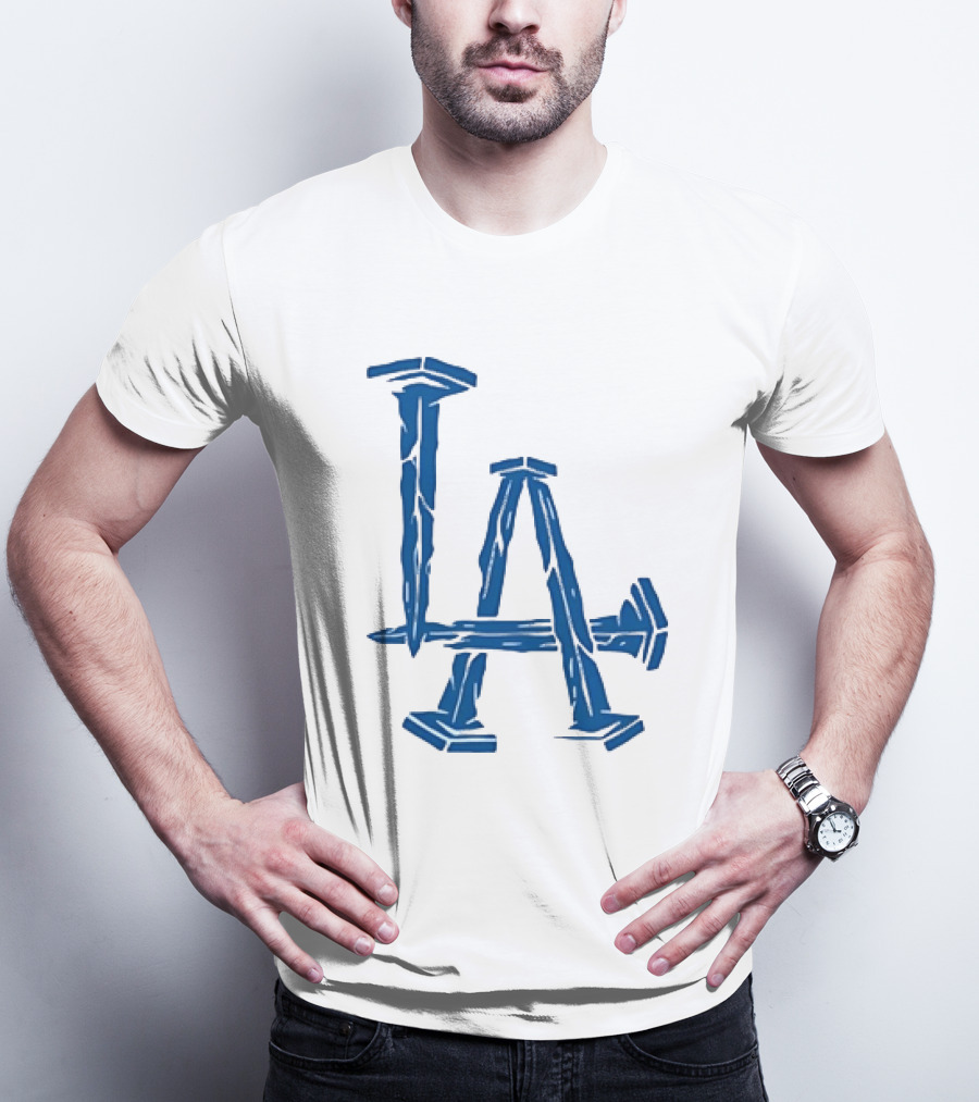 Los Angeles Dodgers LA Nails Baseball Team T-Shirt