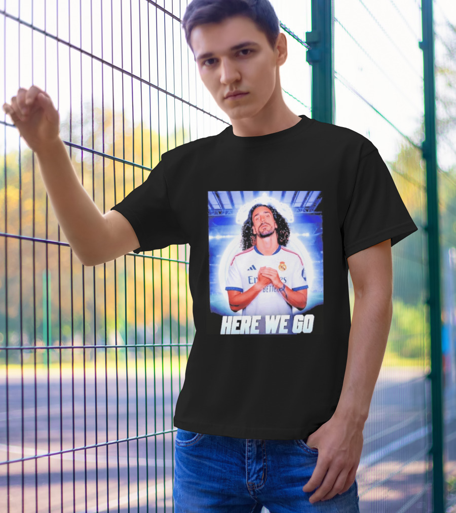 Real Madrid Transfer News Marc Cucurella Here We Go T-Shirt