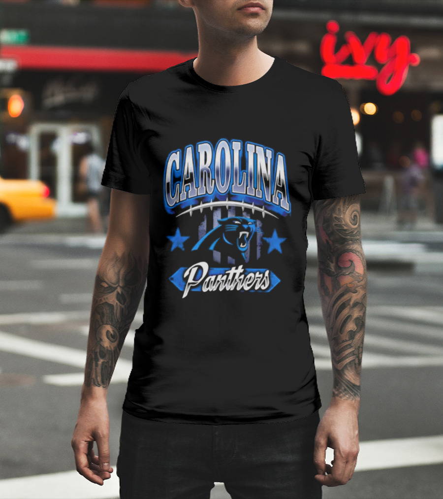 Carolina Panthers American 2026 Stars And Panthers T-Shirt