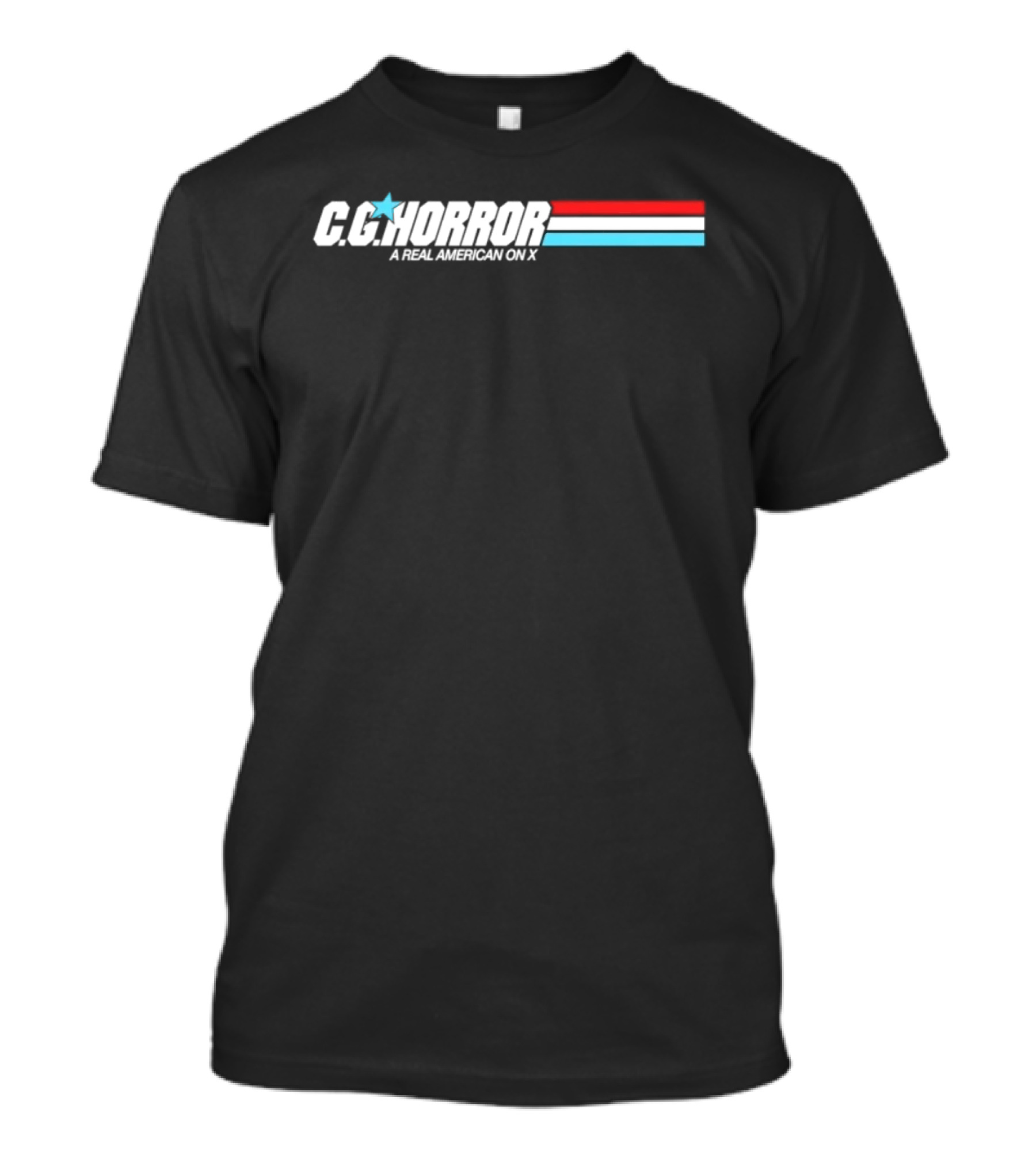 CG Horror A Real American On X G I Joe Retro Star T-Shirt