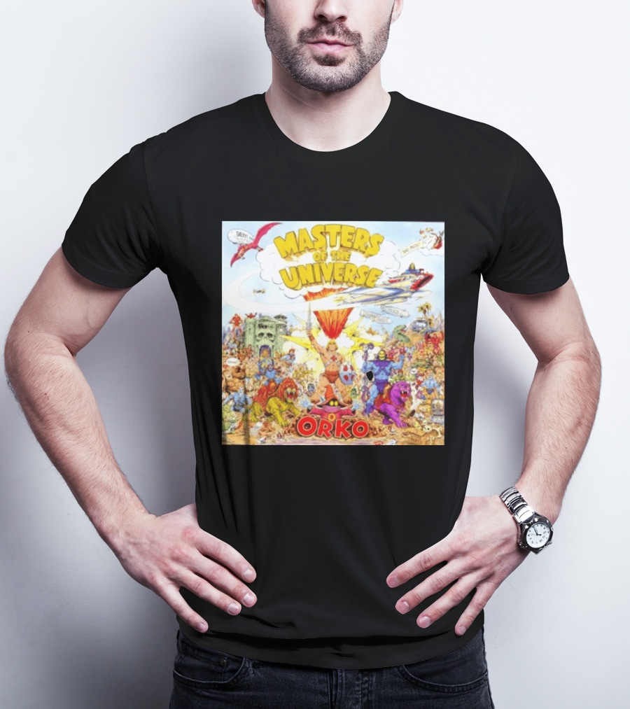 He Man Skeletal Orko Masters Of The Universe Vintage Comic Scene T-Shirt