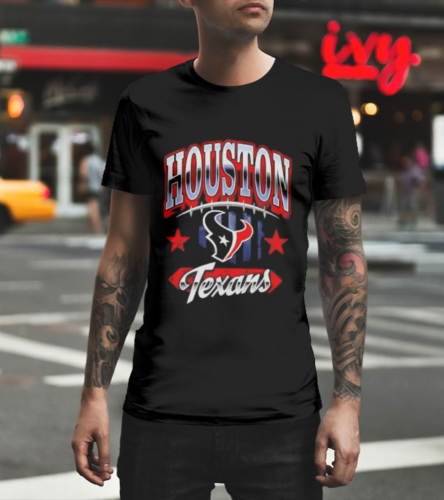 Houston Texans Stars And Stripes 2026 T-Shirt