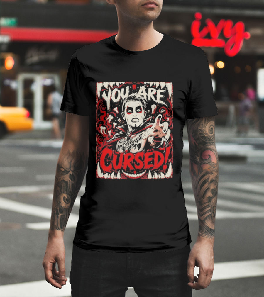 Danhausen You Are Cursed Pro Wrestling T-Shirt