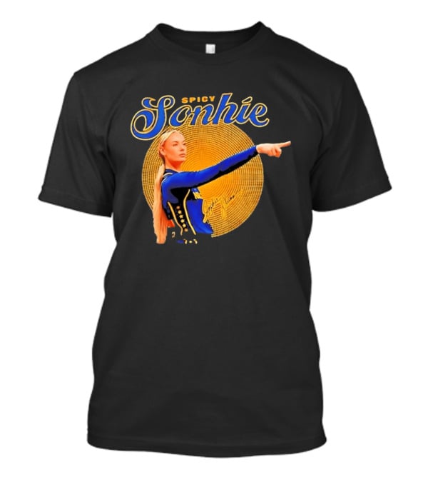 Spicy Sonhie Sophie Cunningham Signature Indiana Fever Basketball T-Shirt